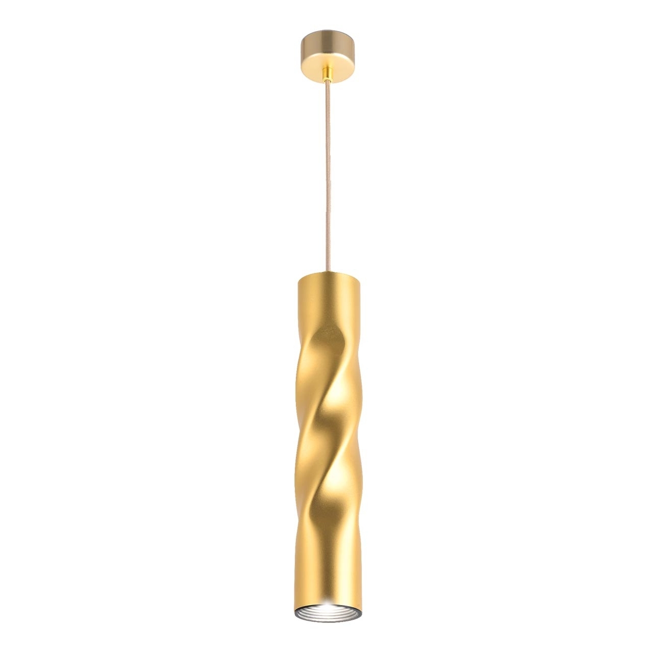 Подвесной светодиодный светильник Eurosvet Scroll 50136/1 LED золото ...